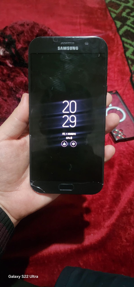 SAMSUNG A7 128 gbayt xolati idail