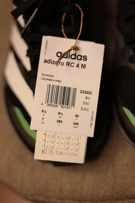 Adidas Adizero rc4 размер не подошел