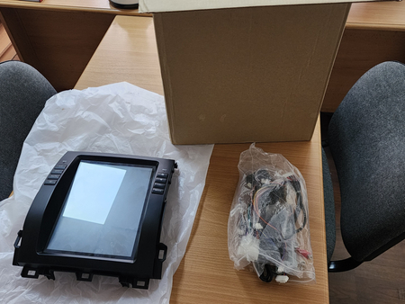 Tesla monitor Prado 120, 150. Тесла монитор для Прадо 120, 150