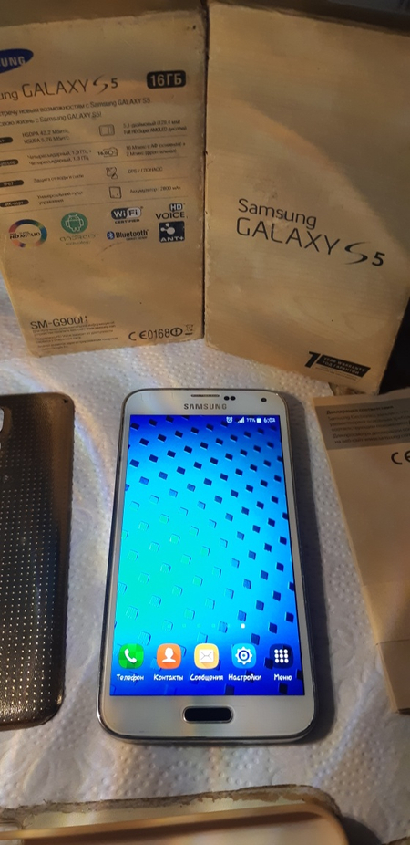 Samsung Galaxy S5  Состояние жаксы