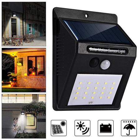 Solar Motion Sensor Light Quyoshdan quvvat oluvchi Chiroq datchik dvij