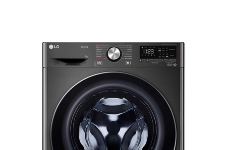 Стиральная машина LG F2V9FW9P.Цвет-мокрый асфальт,Turbo Wash 39.Узкая.