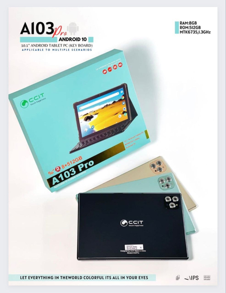 CCIT A103 Pro 5G+ Planshet 2 sim 8GB/512GB / Планшет CCIT A103 Pro 5G+