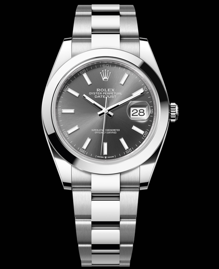 Rolex Datejust 41mm Steel 126300 Grey
