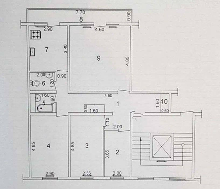 Срочно продается 4х ком. квартира на Дархане,ор-р:Thompson school,94м2