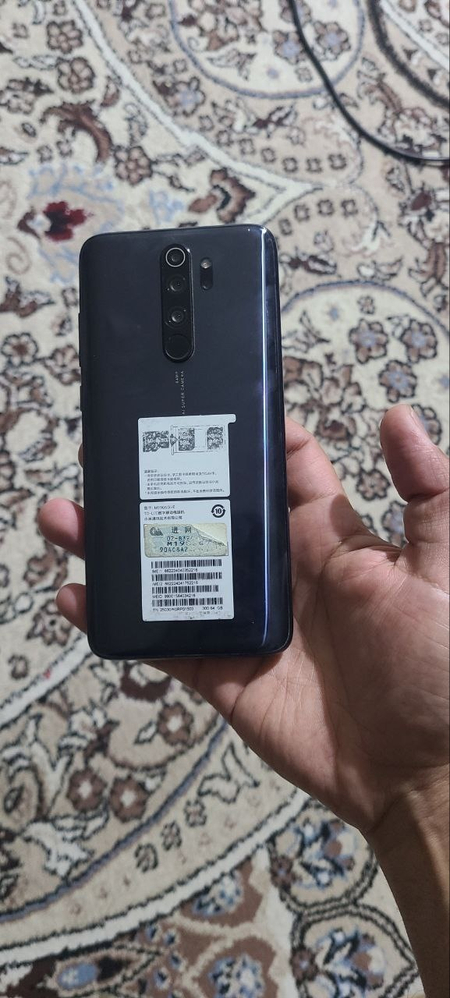 Redmi note 8 pro ideal xolatda dakument karobka bor