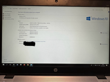 Нотбук Notebook HP Elitebook 840 G2 16gb Intel i7-5600U