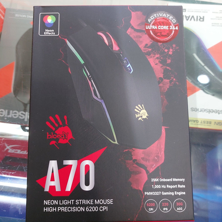 Топ! Bloody A70/А7 для DRAG Клика  Проводная мышка/мышь  DPI 6200