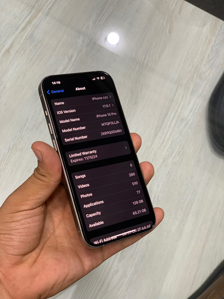 Iphone 15 Pro 128GB Natural Titan
