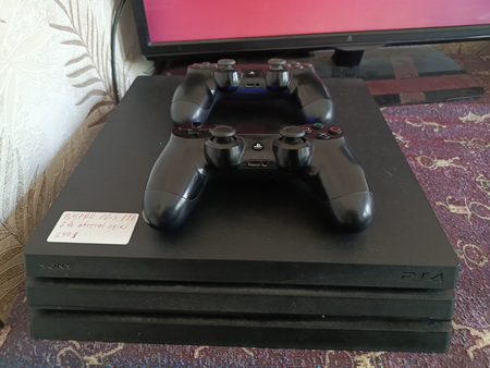 Ps4 pro 1tb 10.51 с играми + 3 месяц гарантия