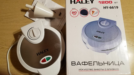 Вафельница HALEY  HY-6619