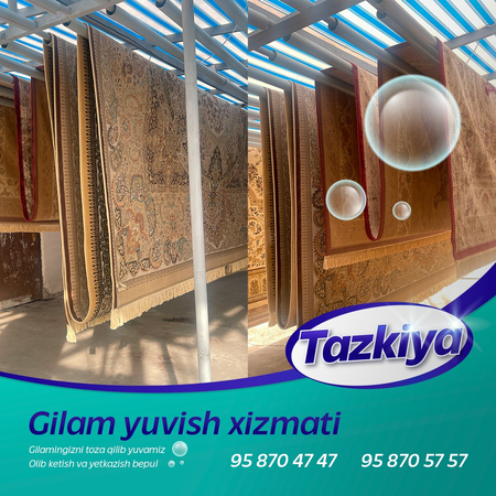 Gilam yuvish / стирка ковров ximichistka kavrov