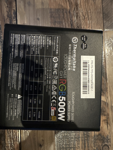 Блок питания Thermaltake 500w