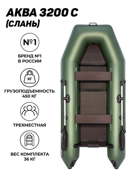 Надувная лодка АКВА 3200