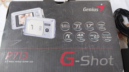 Фотоаппарат Цифровой Genius G-shot.Рабочий,комлект.