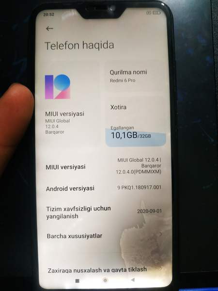 Redmi 6 pro. 32 gb