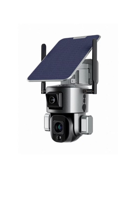 Солнечный беспроводной PTZ Камера 8 Mp UHD 4 K