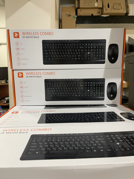 2E Combo keyboard mouse simsiz yangi