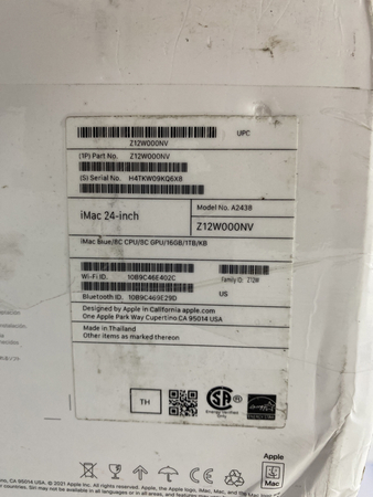 iMac 24 M1  16 GB / 1 TB SSD