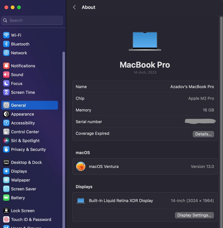 Macbook M2 Pro 16/512 14-inch
