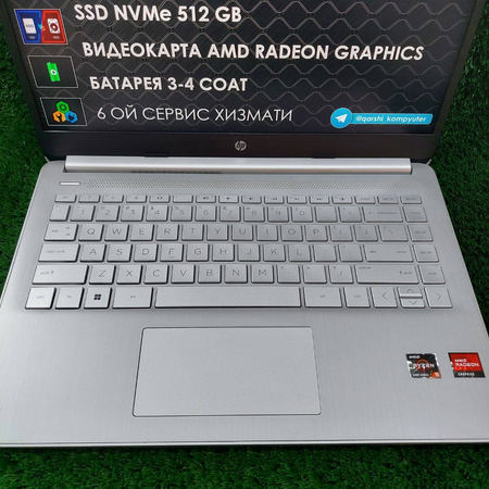 hp 14s silver Ryzen 5 5500 8gb 512gb