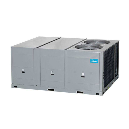 Руфтоп от компании Midea/Rooftop/Ruftop/Крышной кондиционер MRC-125HW