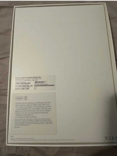 Full Karobka dokument | Apple Ipad Air +  Bonus qoshib beriladi