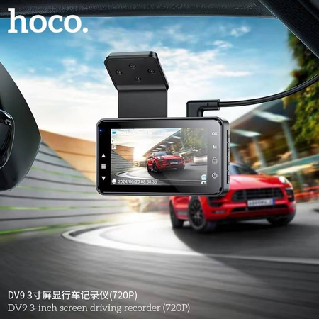 Видеорегистратор HOCO DV9 720P/30fps, 3.0 Display