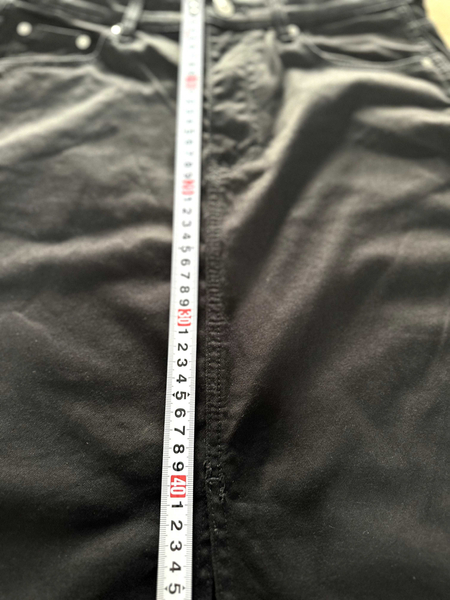 Юбка черная джинсовая Zara, размер 46 (М)