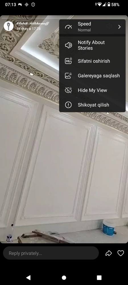 malyar hizmati sifatli va halol qoli gul usta  tel:+99899
