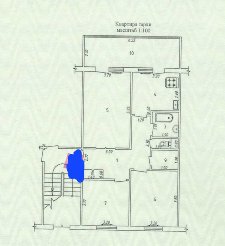 Продам 3/1/4 квартиру на карасу -1