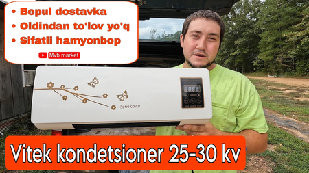 Vitek kondetsioner - issiqlik beruvchi kondetsioner - elektrni tejaydi