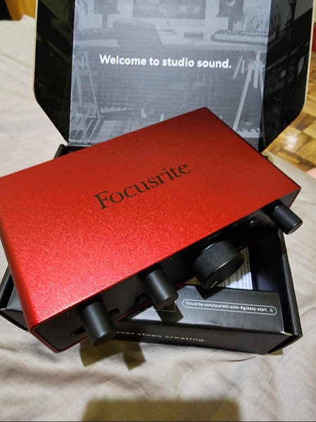 Focusrite scarlett 4nd gen