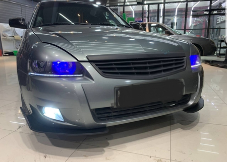 Обвес Сплитеры на Lada Priora. Tuning lada Priora