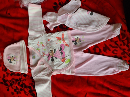 Detskiy kiyim bodi slip 6 tali
