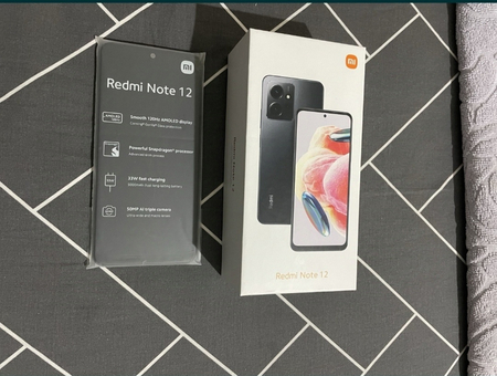 Redmi note 12 4G karobka dakumentlari KAMPLEKT zaryatka chehol salafa