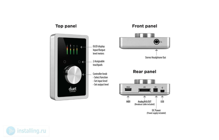 Apogee Duet 2 | 2 IN x 4 OUT USB Audio Interface for Mac,iPad & PC