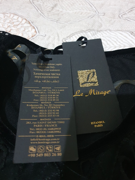 Toza tukiya kiyilmagan yangi Le Mirage Brend sifati zor' razmer katta