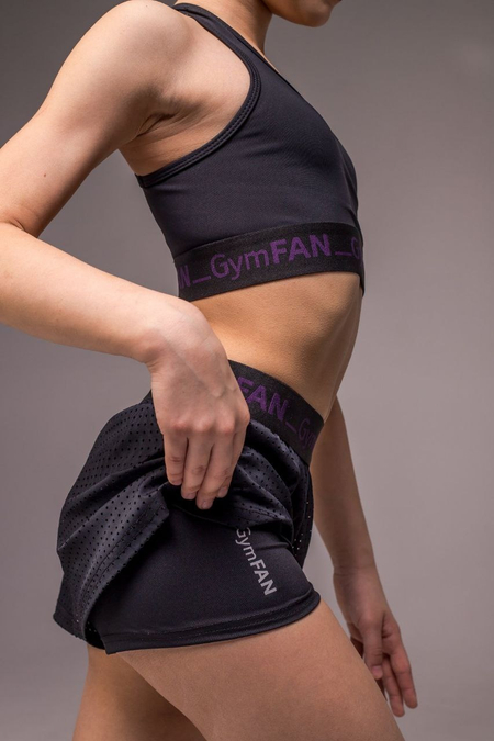 Двойные шорты Gym Fan,гимнастика,танцы,хореография