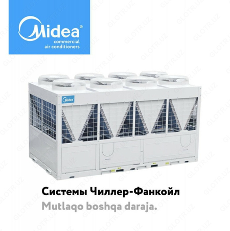 Чиллер-фанкойл система MIDEA. Chiller. Fancoil. Чилер. Chiler