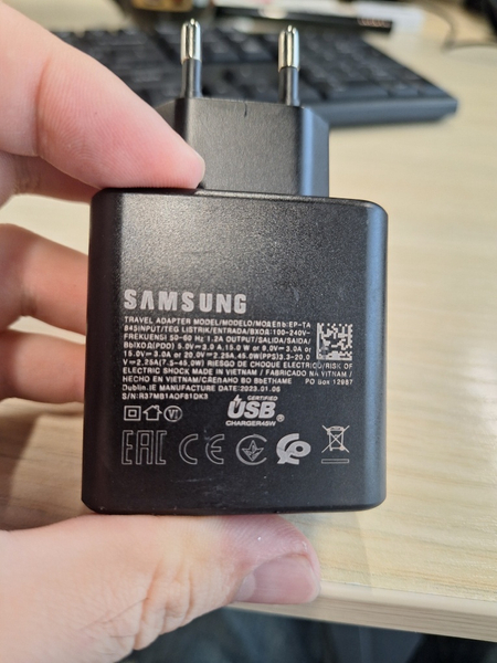 Быстрая зарядка для samsung 45w (galaxy a54,55 s23, s24)