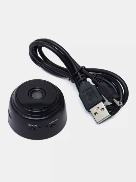 Simsiz mini kamera A9 Wi-Fi bilan. Dastavka bor