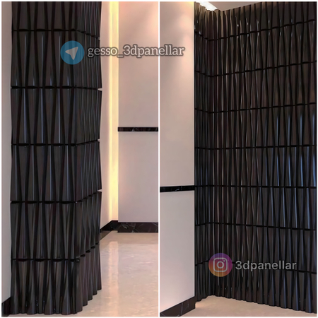 3д панель Fish | Гипсовые 3д панели | 3D panel gips decor lepka