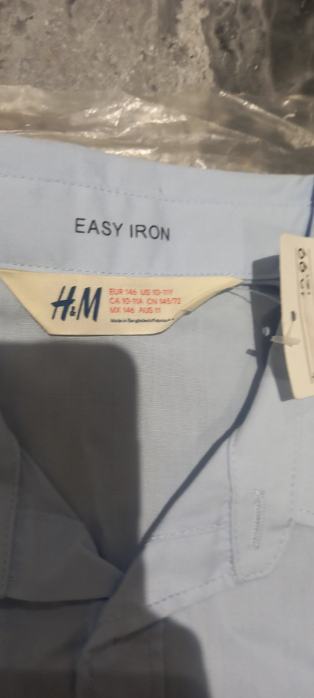 Рубашки от Бренда H&m, школьная форма.