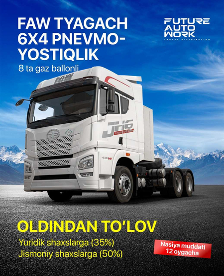 FAW JH6 6x4 ressorlik