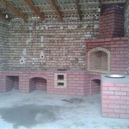 Барбекю.  камины