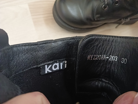 Ботинки кожаные на девочку