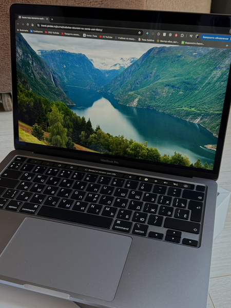MacBook 13 Pro. M1, 16 ГБ / 512 ГБ.