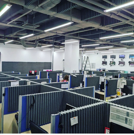 Акустический поролон , панел, студия ,шум, Call centre