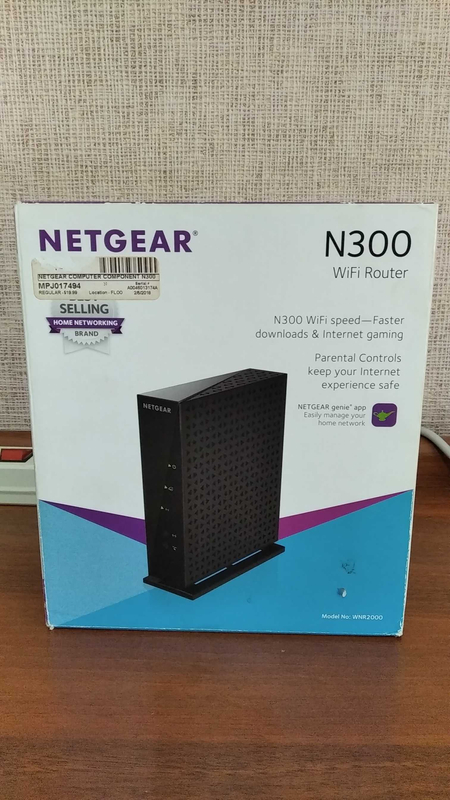 Продам WIFI роутер NETGEAR N300 model WNR2000v5.
